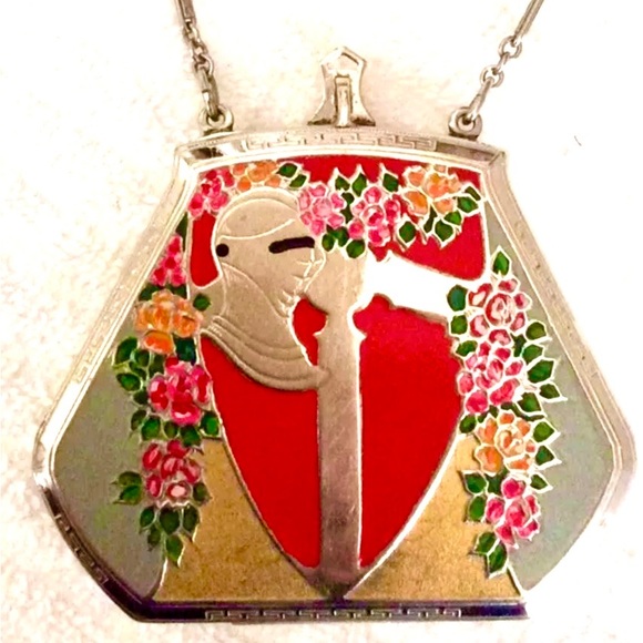 JM Fisher | Bags | Jm Fisher Compact Dance Purse Enamel Vintage Dual ...